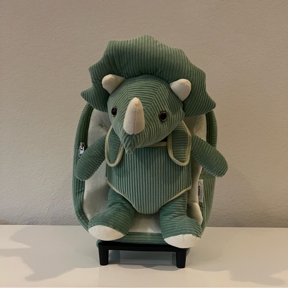 Popatu | Other | Popatu Kids Dino Trolley Rolling Backpack With ...